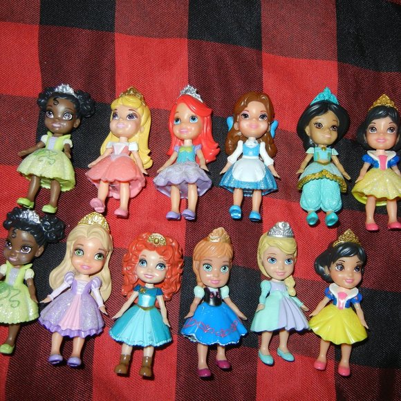 Disney | Toys | Set Of 2 Disney Mini Toddler Dolls Series Poseable ...